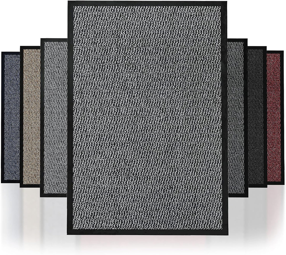 Door Mat Indoor/Outdoor Dirt Trapper Barrier mat Super Absorbent Carpet ...