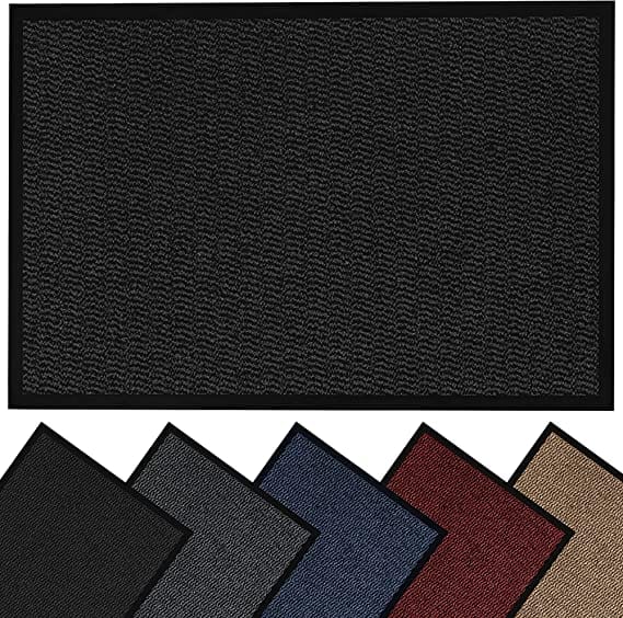 Door Mat Indoor/Outdoor Dirt Trapper Barrier mat Super Absorbent Carpet ...